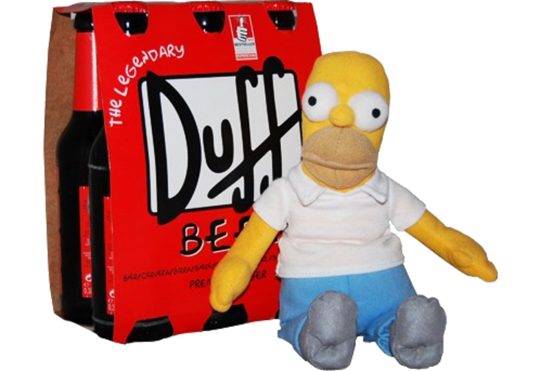 Homer Simpson + 1 Pack de 6 Duff Beer-Compra la mejor cerveza artesanal ...