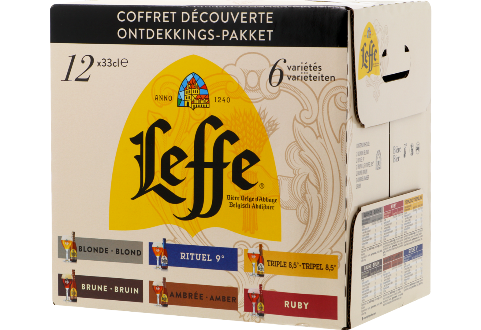 Pack de iniciación Leffe – 12 de las cervezas más conocidas de Leffe