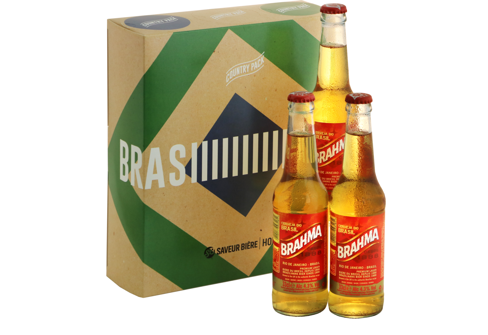 Pack del mundial Brasil - 3 Brahma